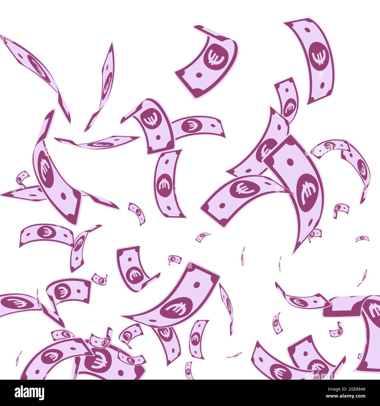 Money pile notes euro Stock Vector Images - Alamy