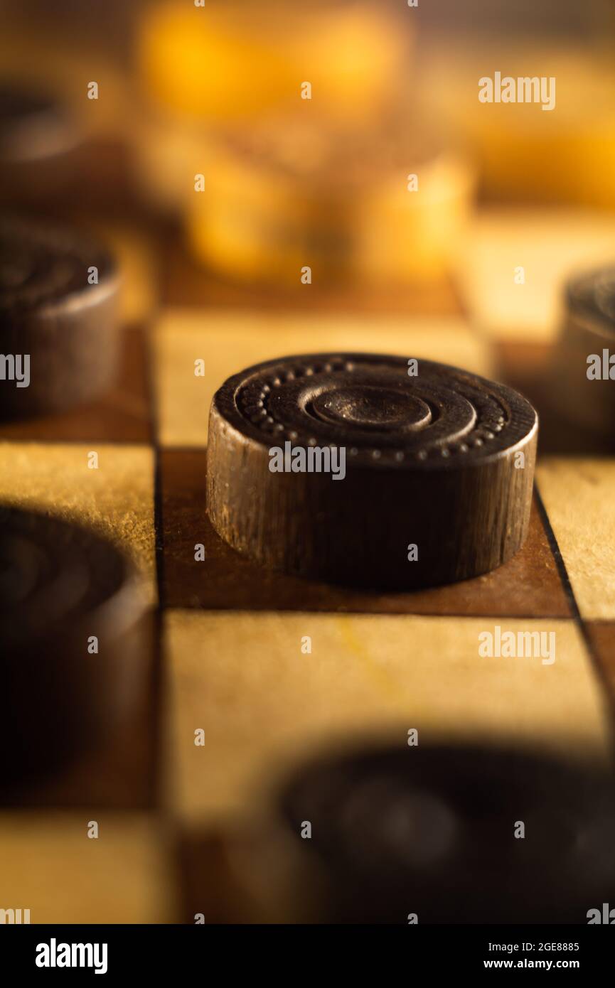 Black checkers hi-res stock photography and images - Alamy
