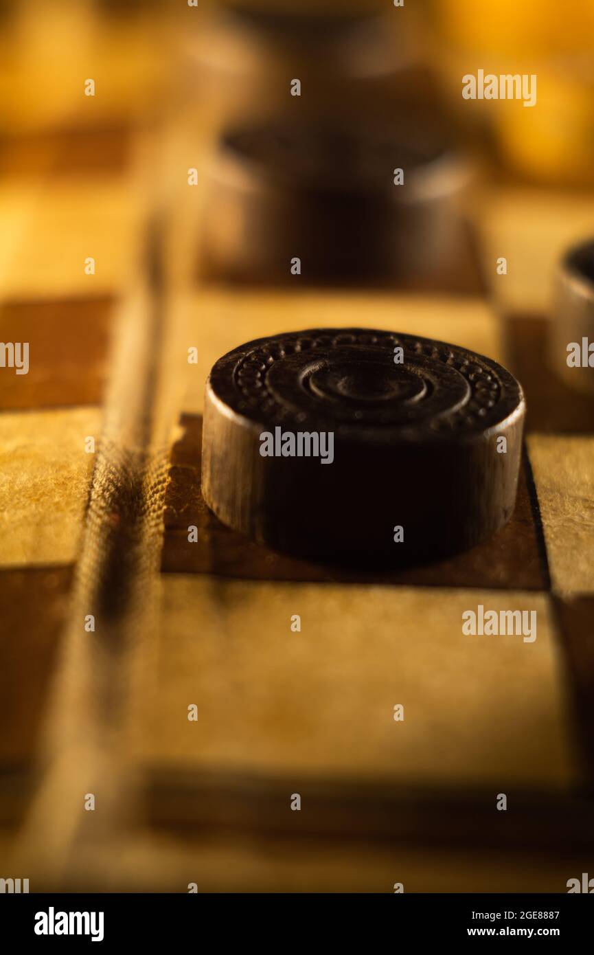 Black checkers hi-res stock photography and images - Alamy
