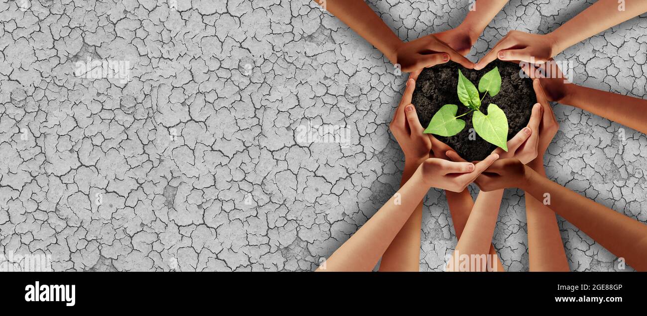 Earth day support and climate change drought protection or agriculture ...