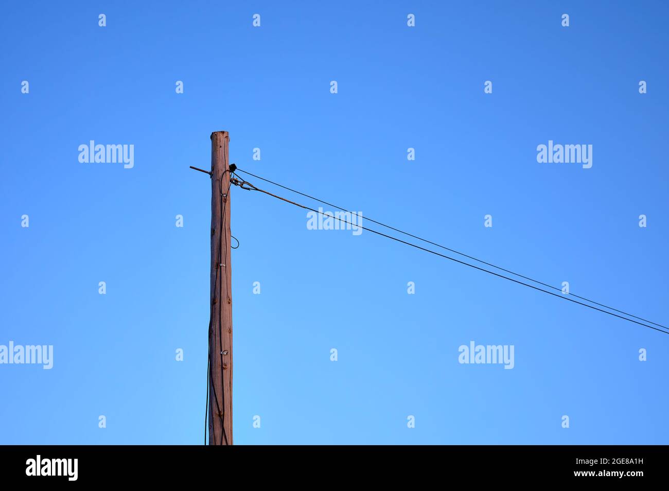 Wooden transmission tower hi-res stock photography and images - Alamy