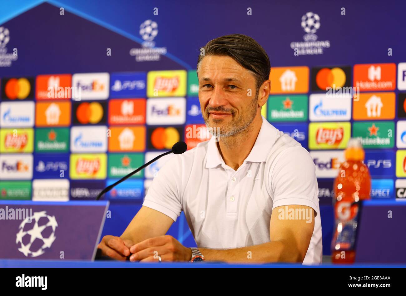 Monaco, Monte-Carlo - August 17, 2021: UEFA Champions League, AS Monaco ...