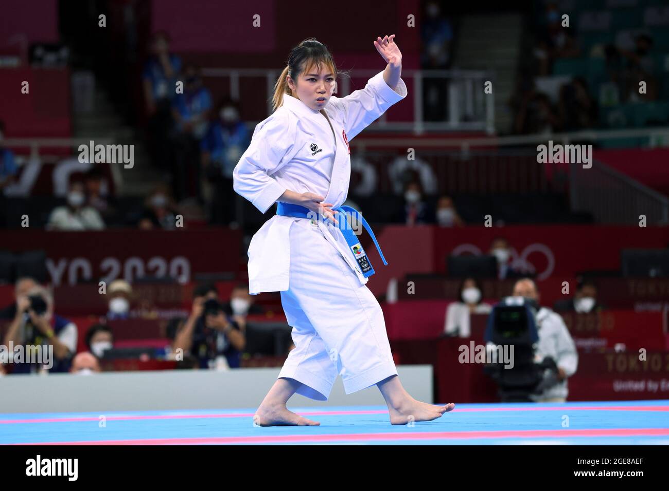 Tokyo, Japan. 5th Aug, 2021. Lau Mo Sheung Grace (HKG) Karate : Women's ...
