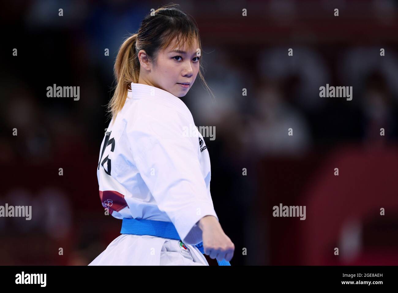 Tokyo, Japan. 5th Aug, 2021. Lau Mo Sheung Grace (HKG) Karate : Women's ...