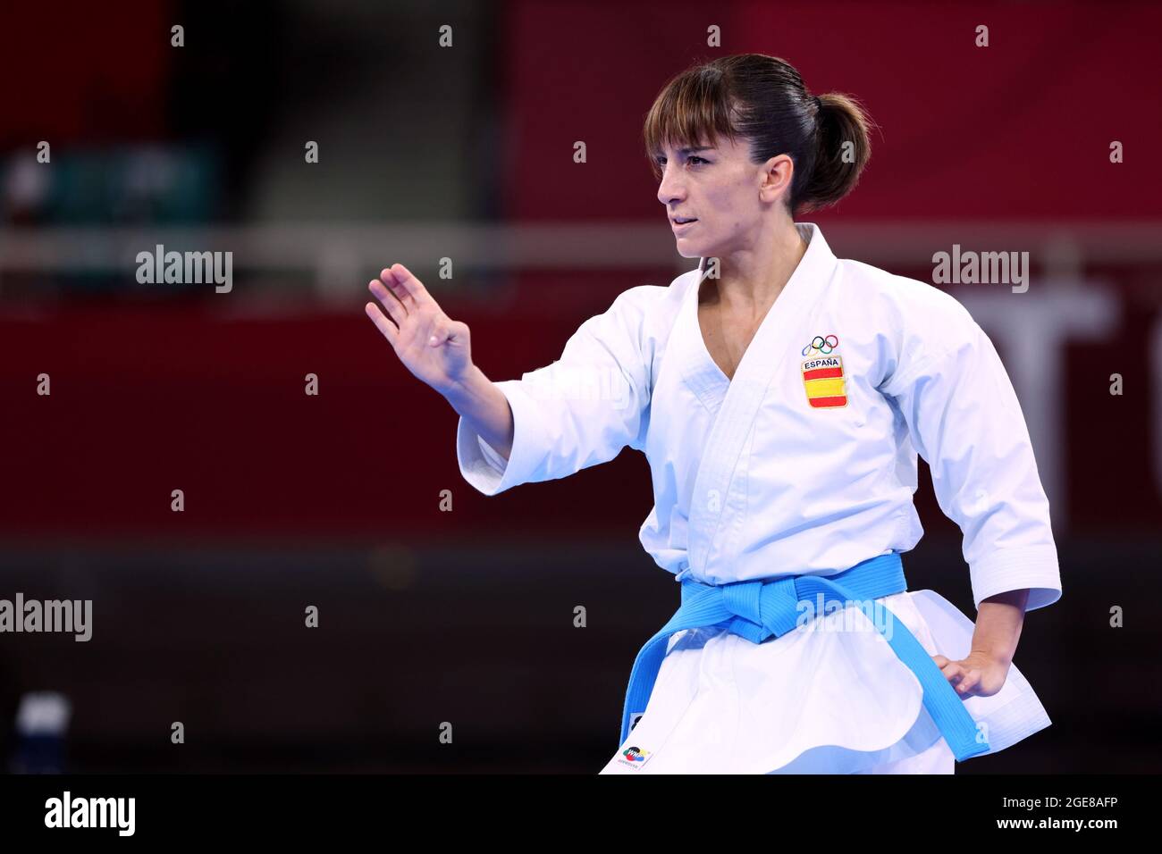 Tokyo, Japan. 5th Aug, 2021. Sandra Sanchez Jaime (ESP) Karate : Women ...