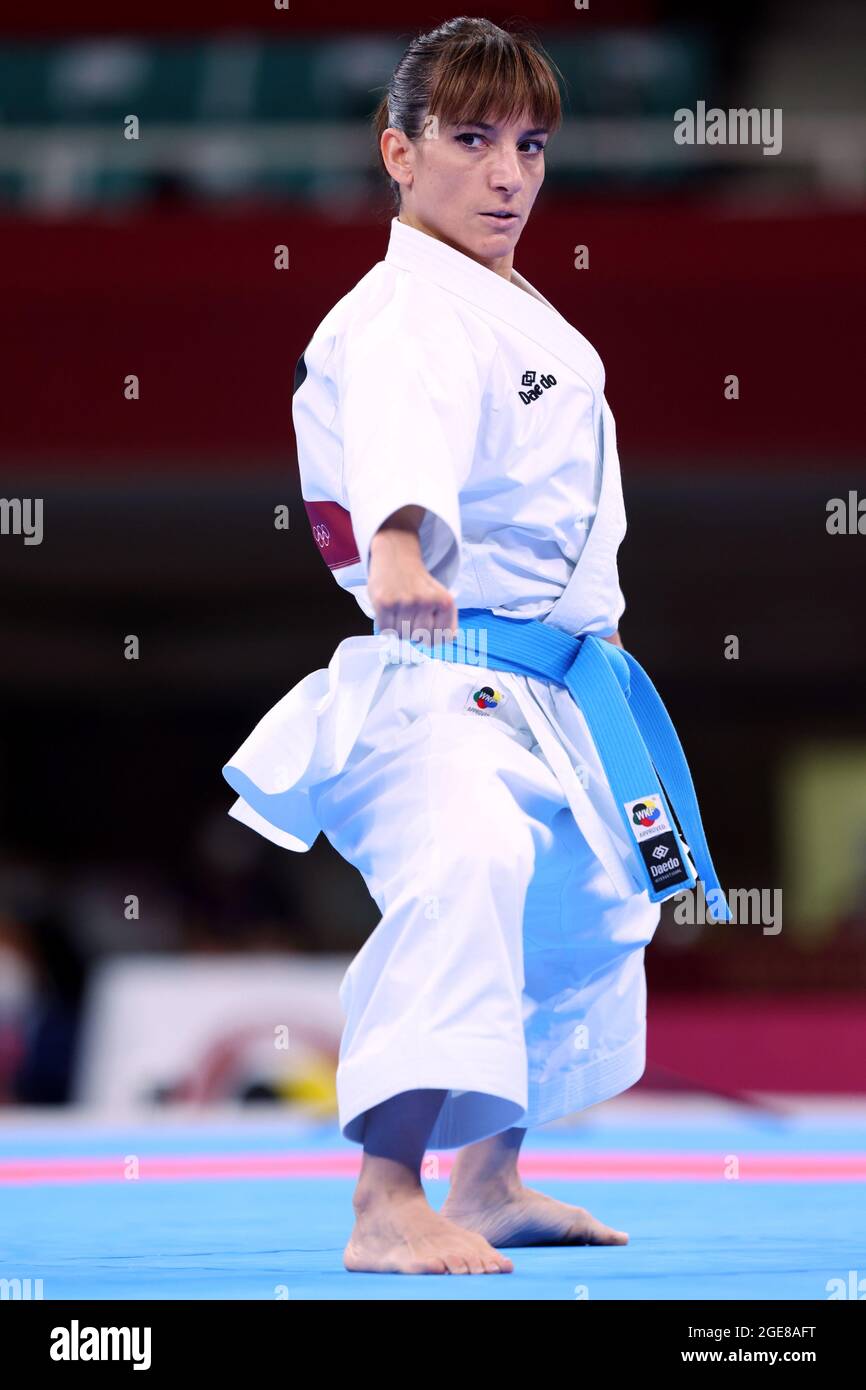 Tokyo, Japan. 5th Aug, 2021. Sandra Sanchez Jaime (ESP) Karate : Women ...