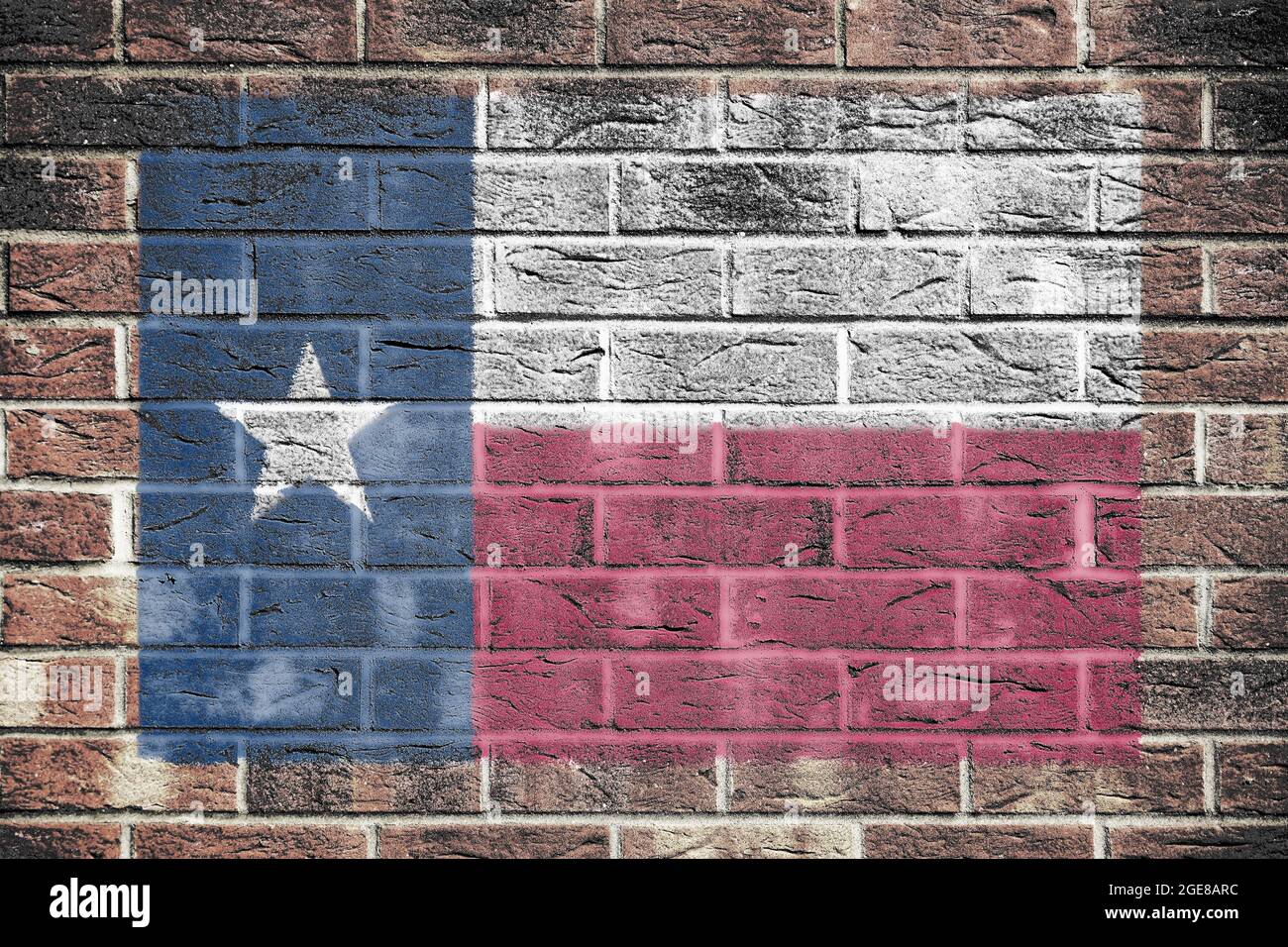 Painted texas flag hi-res stock photography and images - Alamy