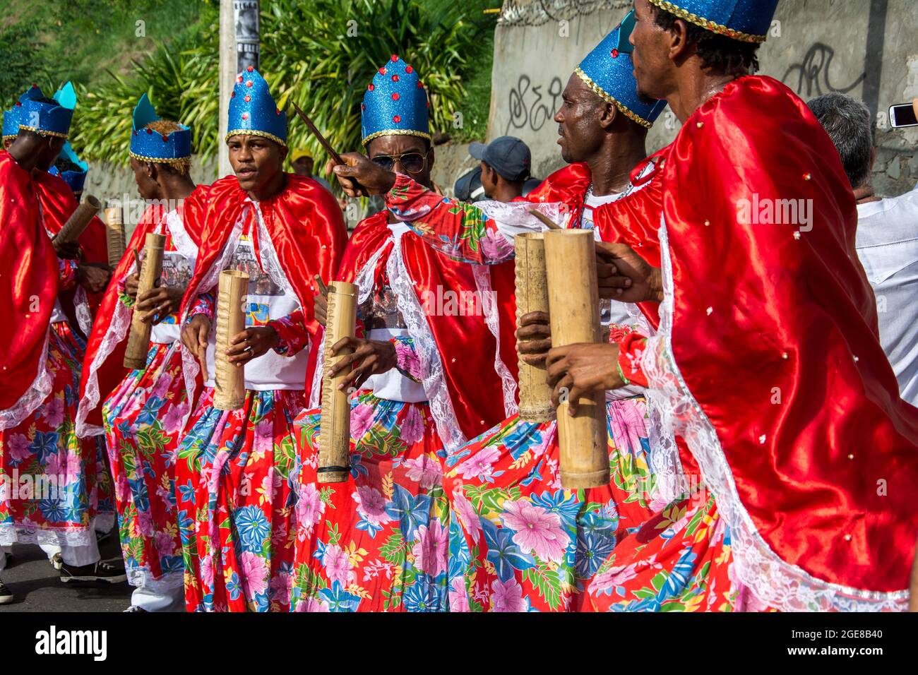 Salvador, Bahia, Brazil - January 24, 2016: Cultural demonstration ... Salvador, Bahia, Brazil - January 24, 2016: Cultural demonstration ...