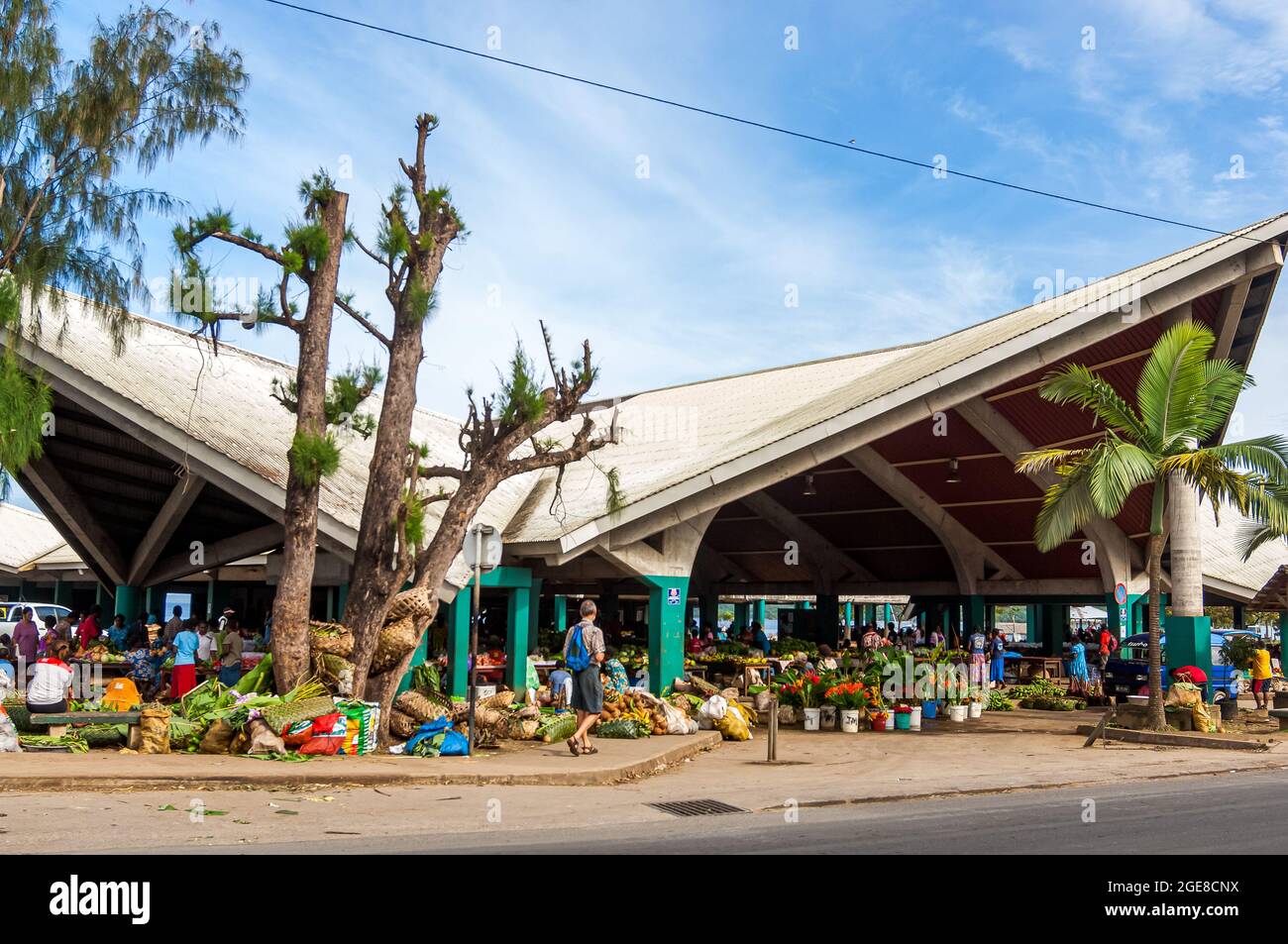 Main Market building, Port Vila, Vanuatu Stock Photo - Alamy