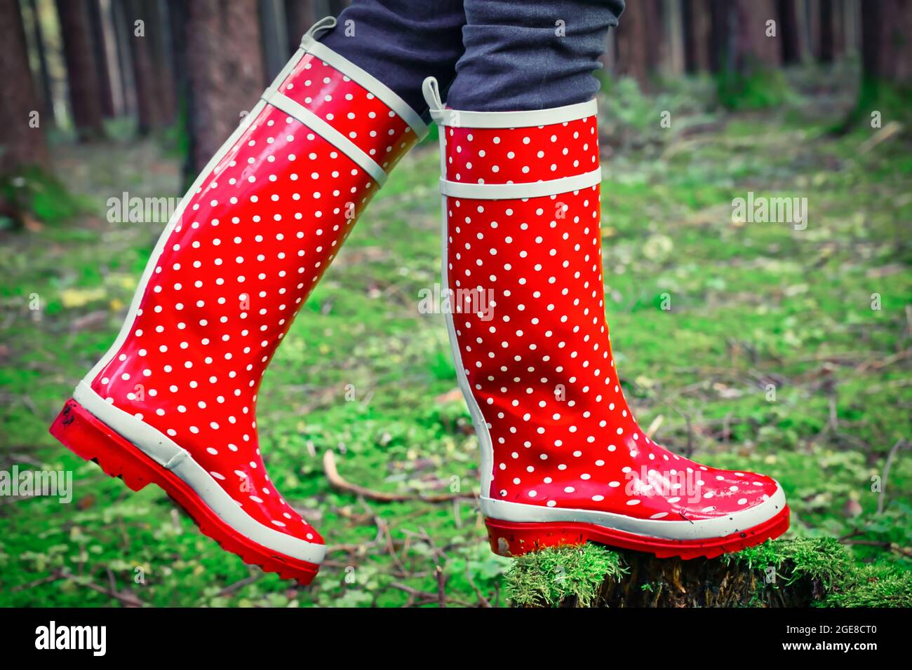 Women rain boots hi-res stock photography and images - Alamy