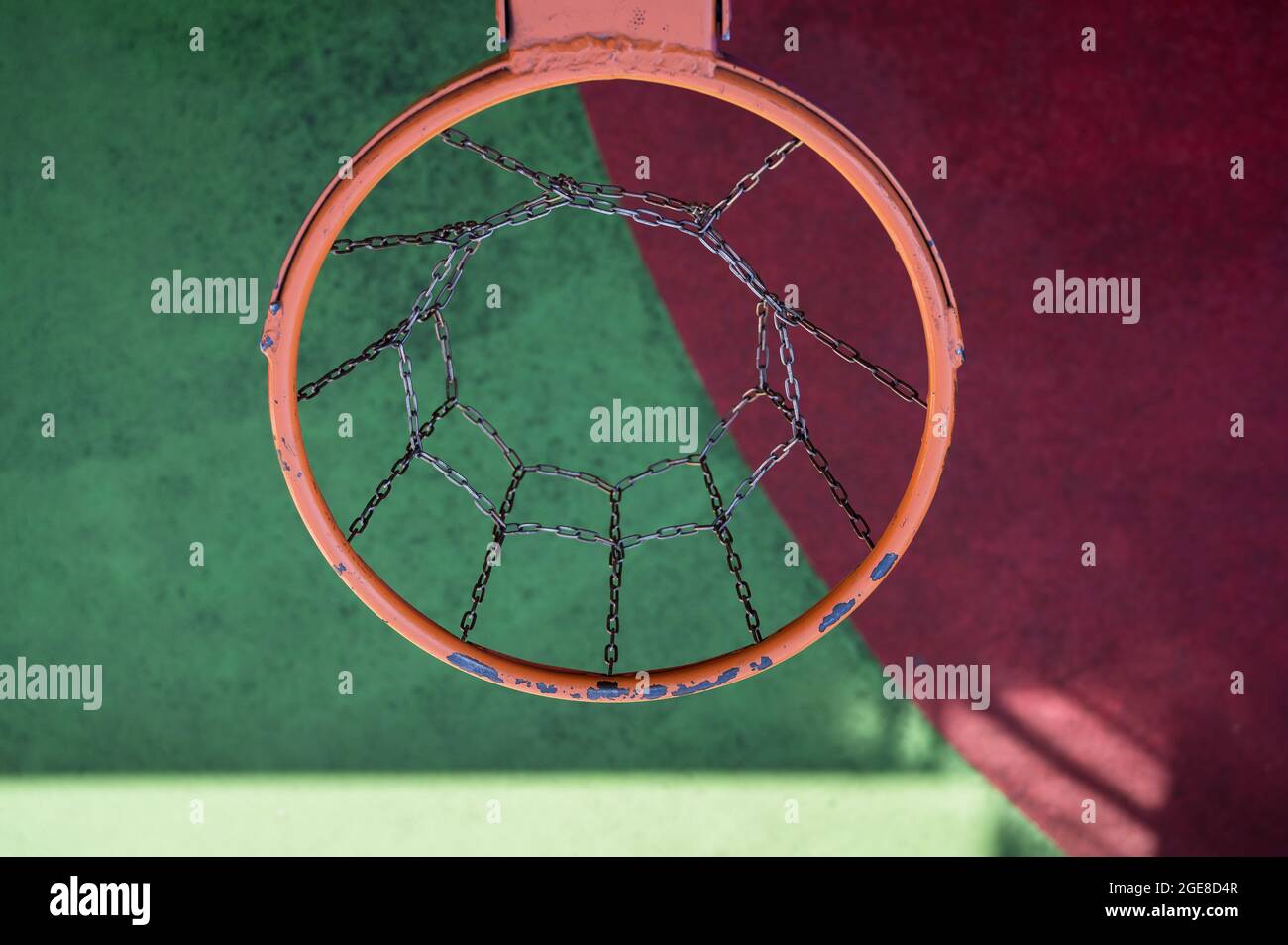 Basketball net top view hi-res stock photography and images - Alamy