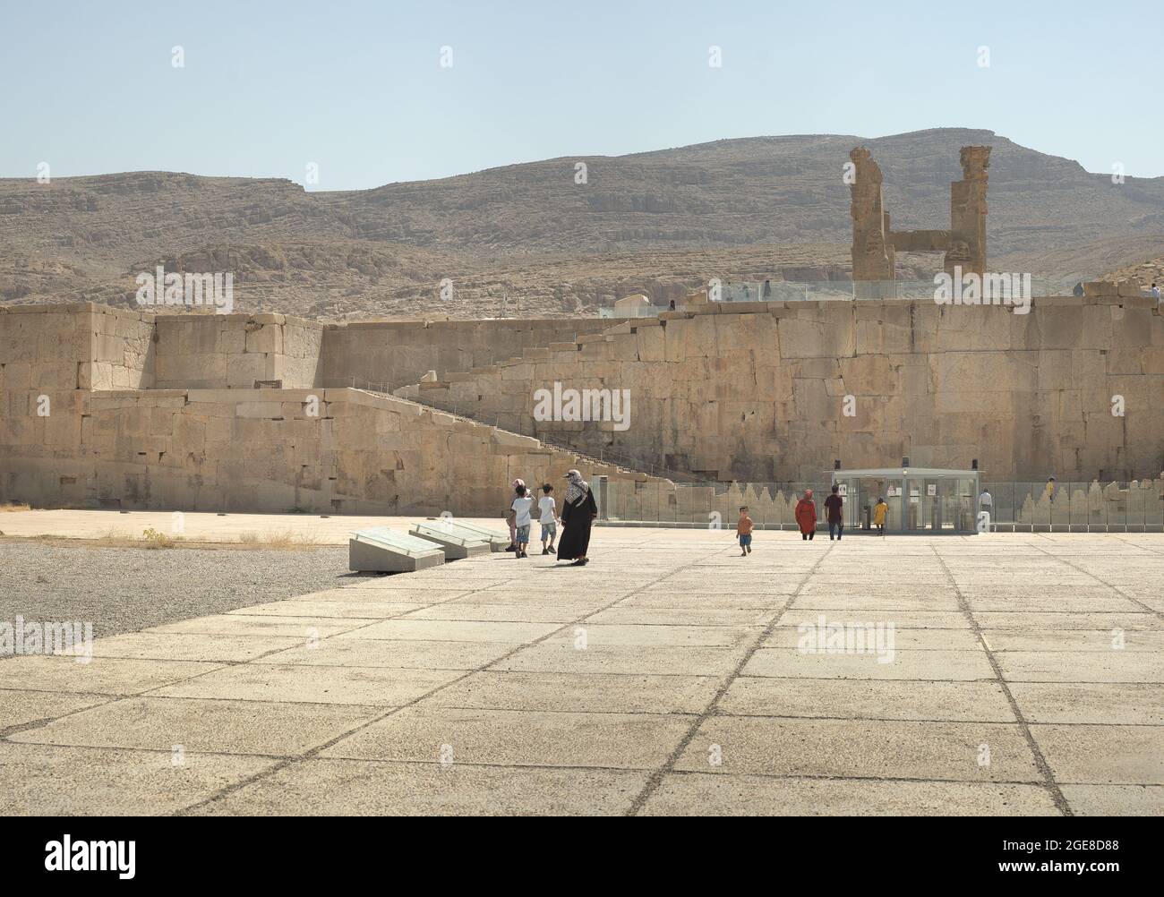 Shiraz, Iran,16 july 2021 The Great Double Staircase at Persepolis. to ...