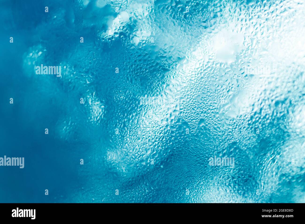 texture of frozen water drops cool ice glass Stock Photo - Alamy