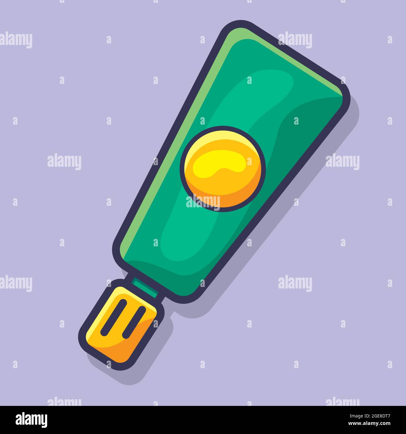 ointment isolated cartoon vector illustration in flat style Stock ...