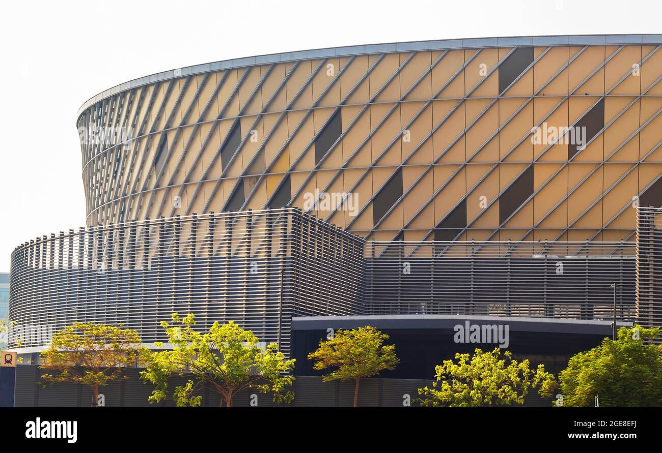 Shot of an entertainment arena building Stock Photo - Alamy