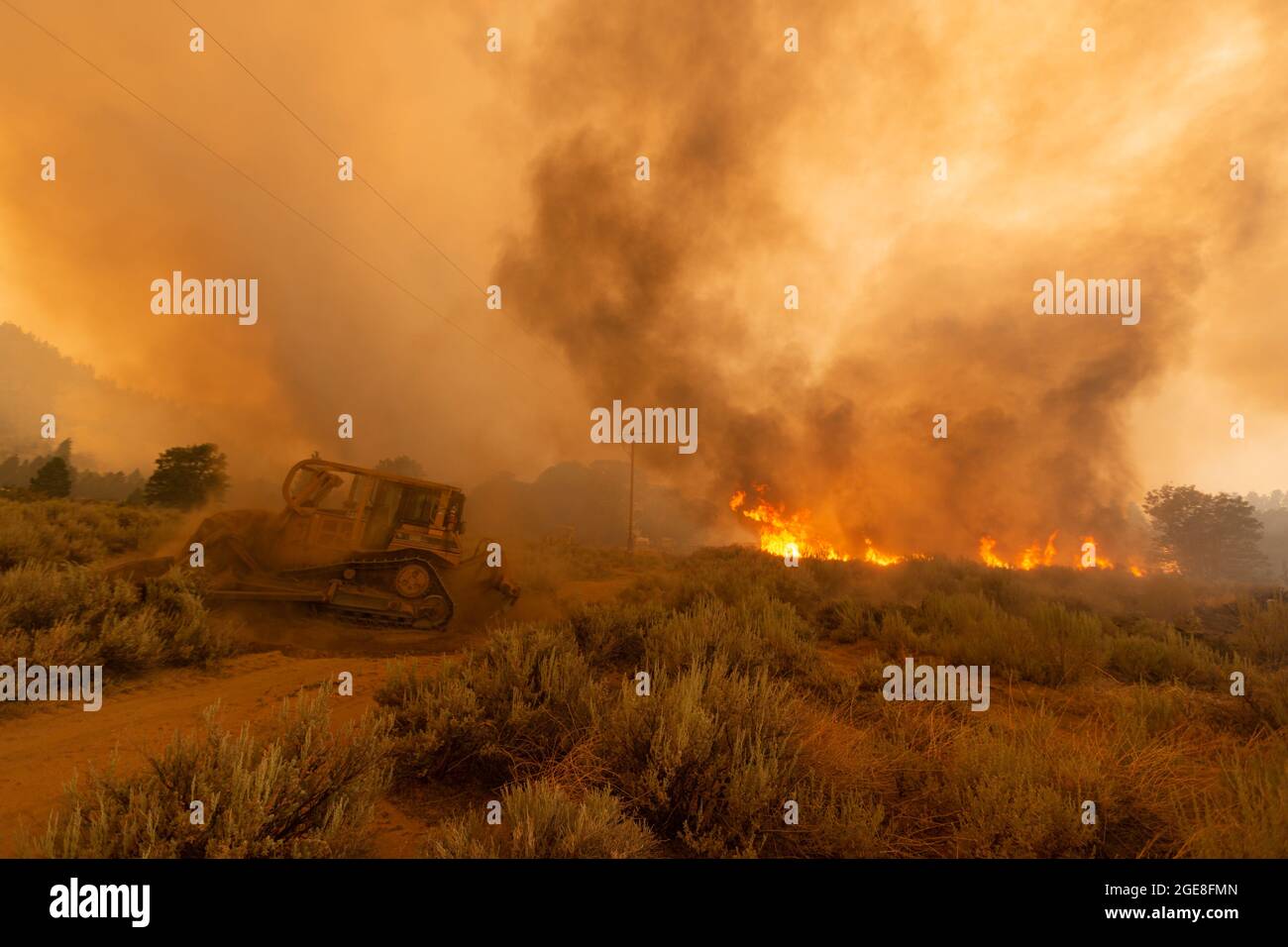 Fire containment line hi-res stock photography and images - Alamy