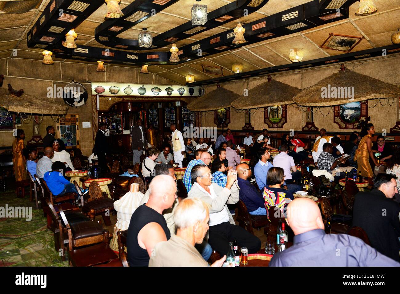 Traditional Restaurant Addis Ababa Ethiopia Africa Experience The