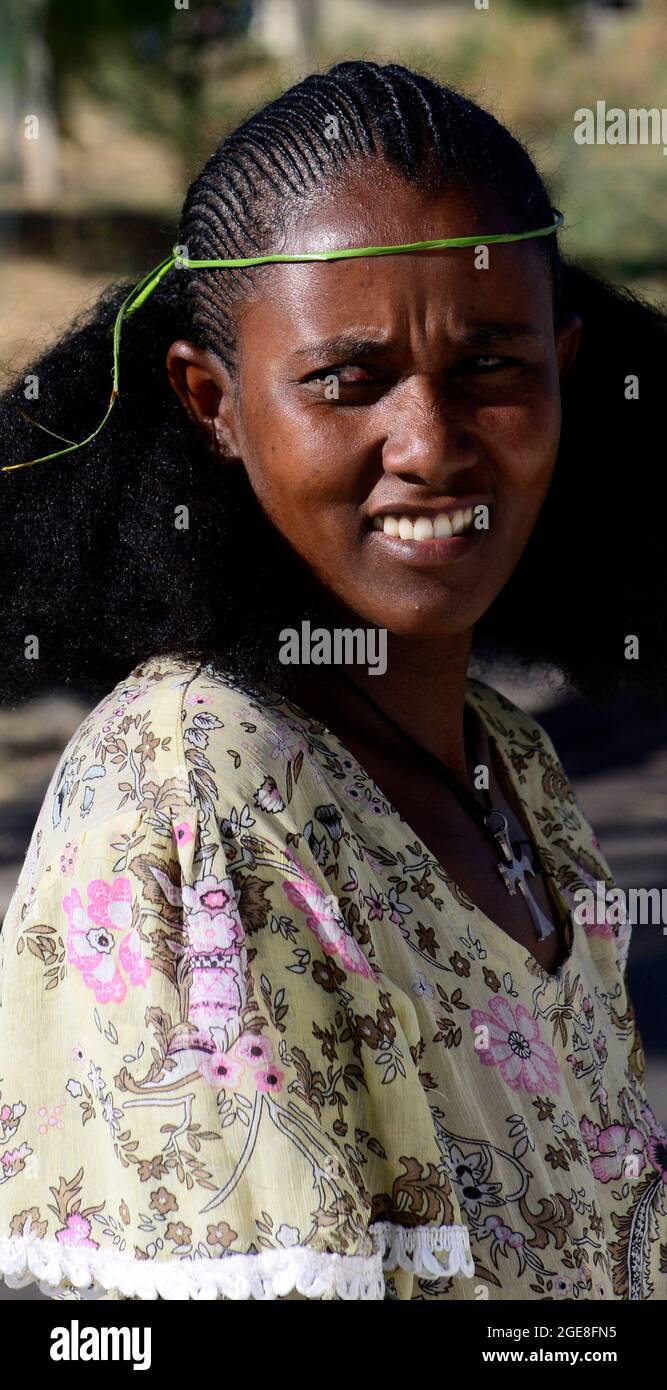 Portrait of a Tigrinya woman Stock Photo - Alamy