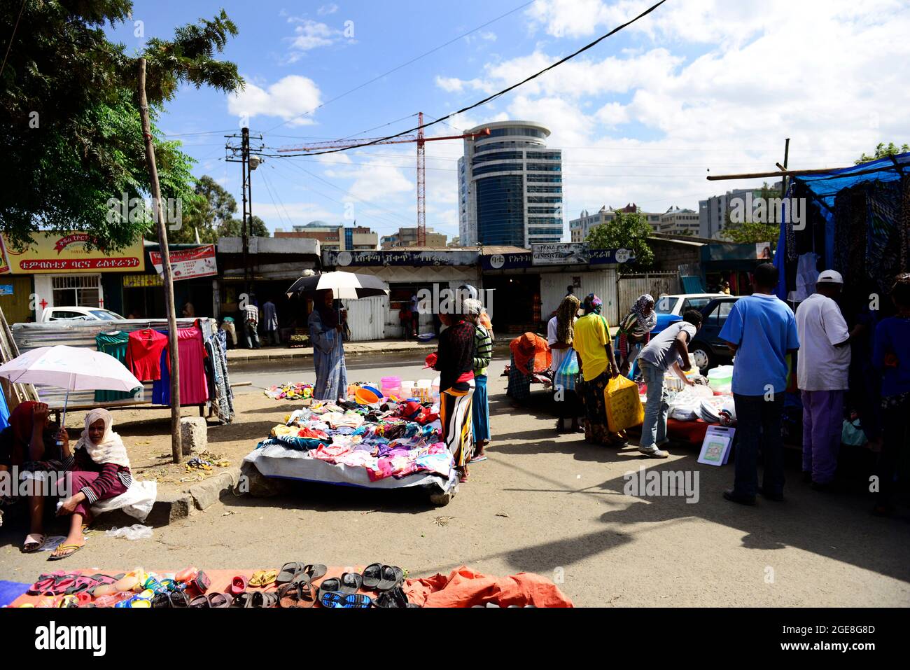 Market addis ababa ethiopia africa hi-res stock photography and images ...