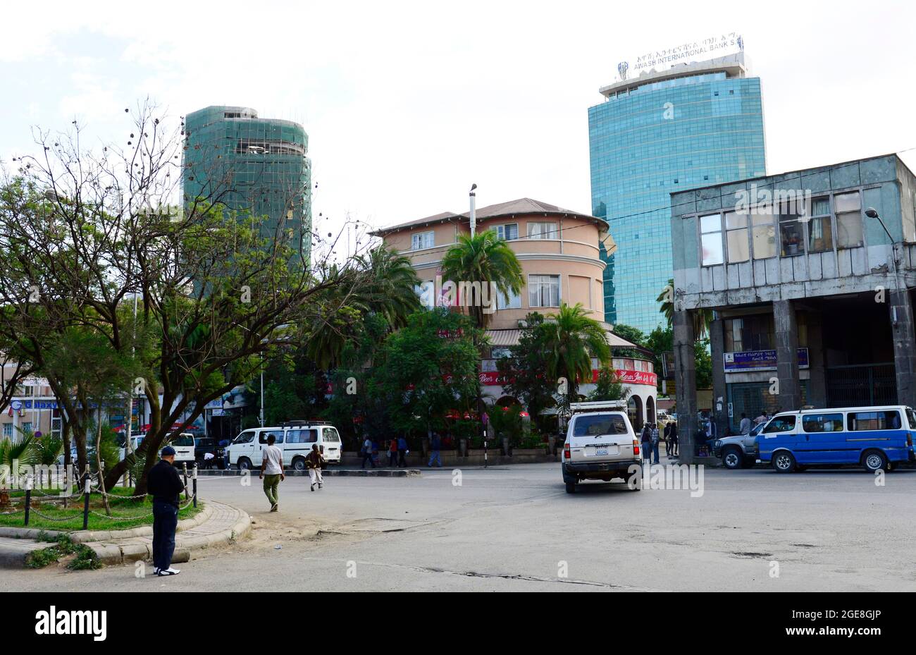 Gambia street in Addis Ababa, Ethiopia Stock Photo - Alamy