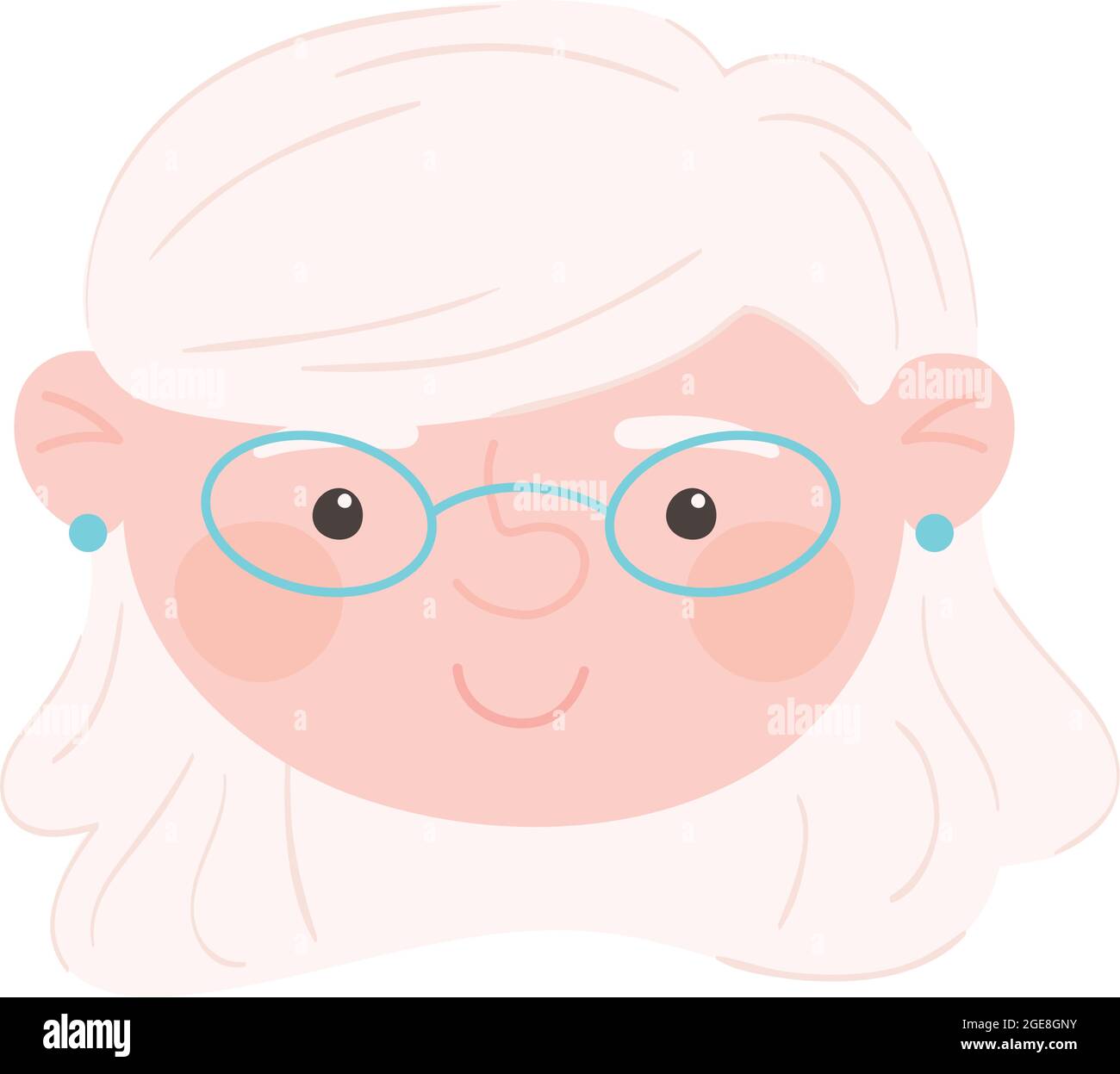 cute face granny Stock Vector Image & Art - Alamy