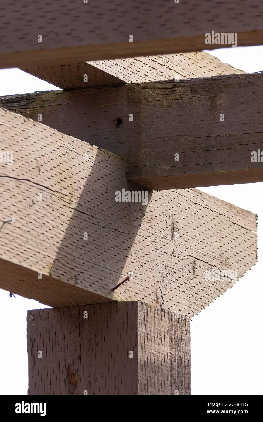 Wood joint ceiling hi-res stock photography and images - Alamy