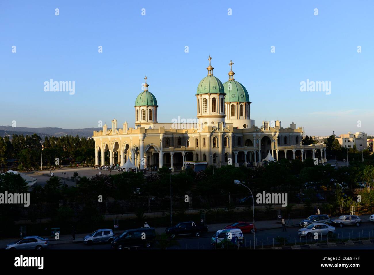 Bole Medhanialem church in Addis Ababa Stock Photo - Alamy