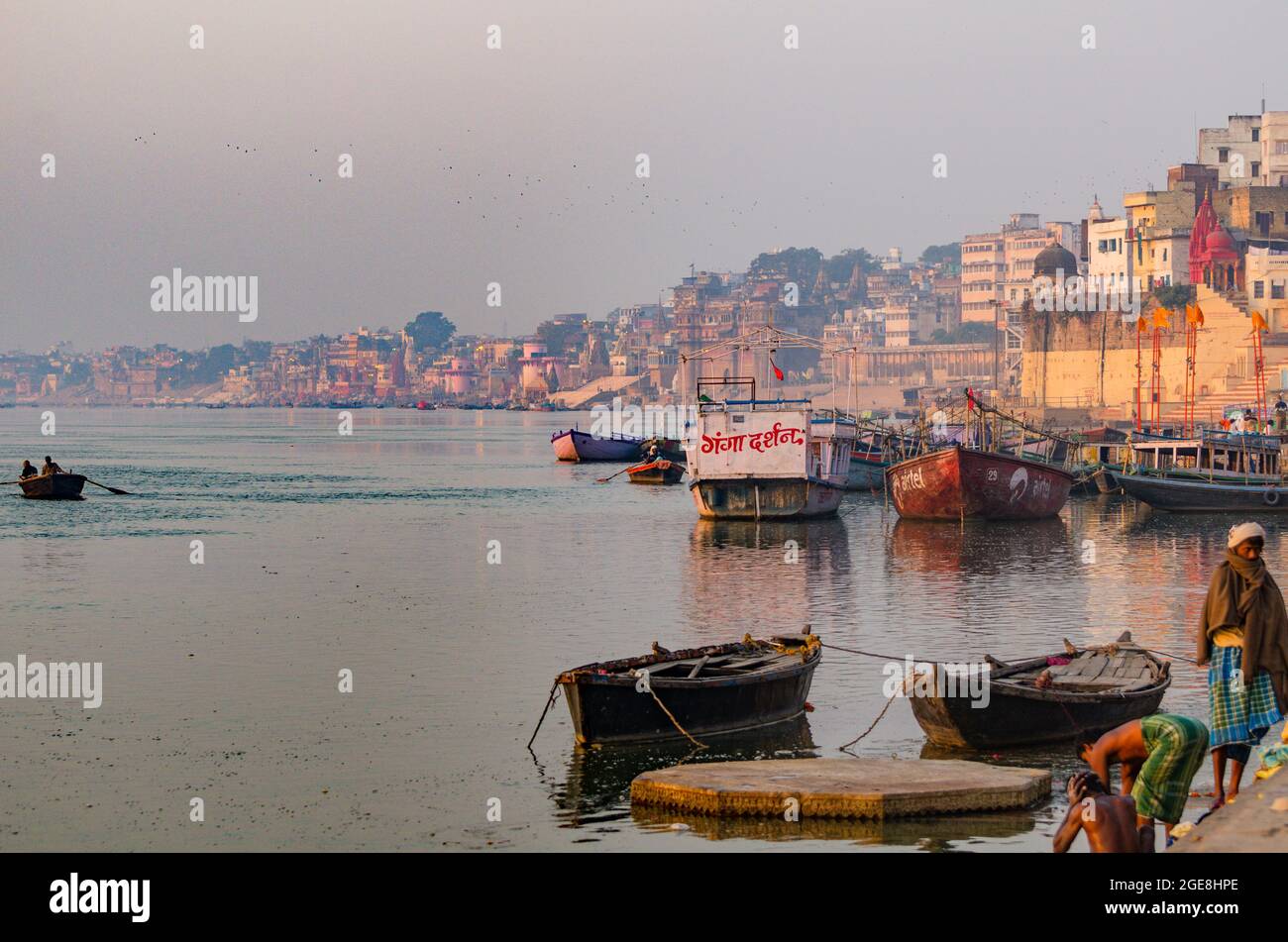 Holy City of Varanasi India Stock Photo - Alamy