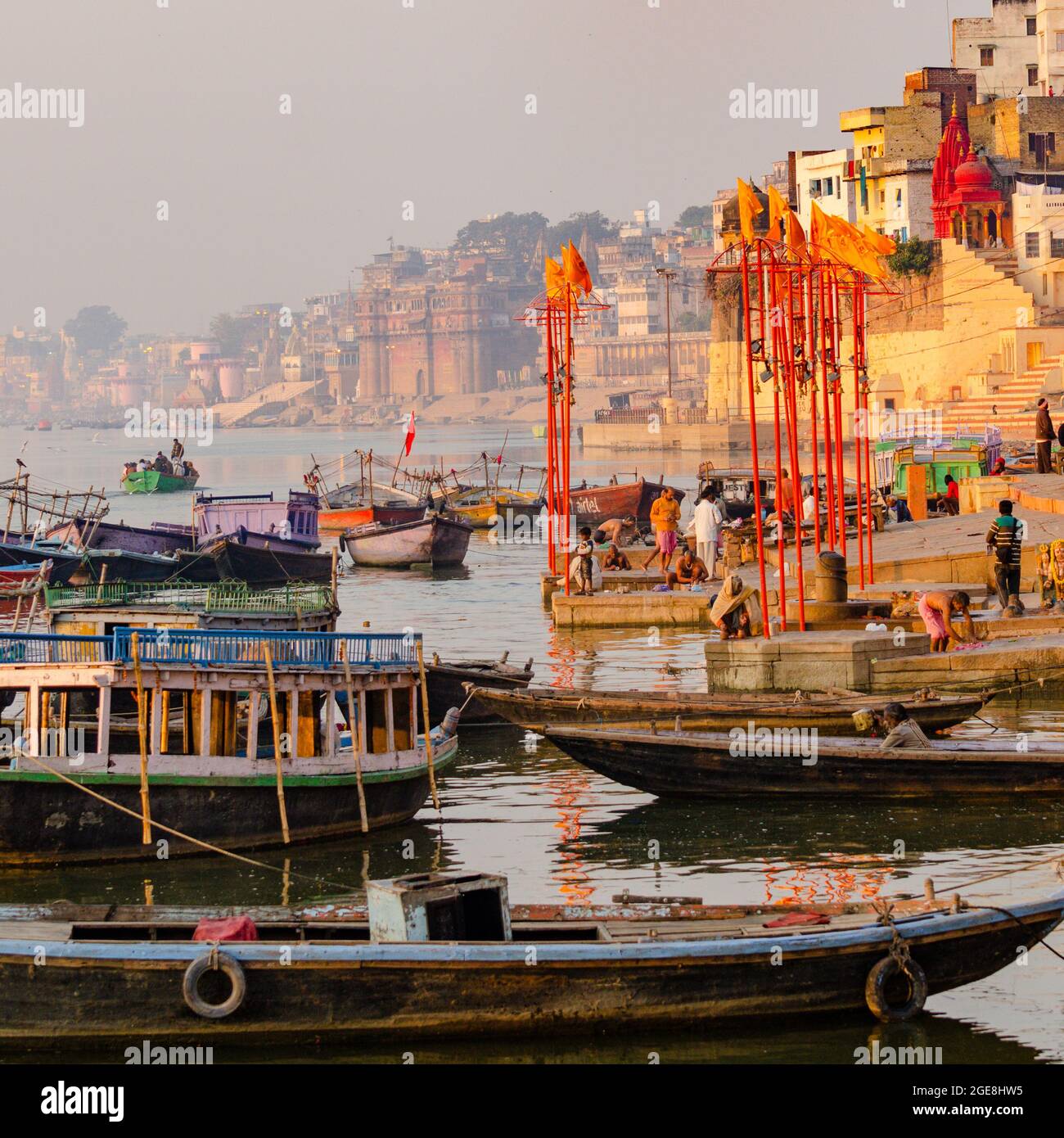 Holy City of Varanasi India Stock Photo - Alamy