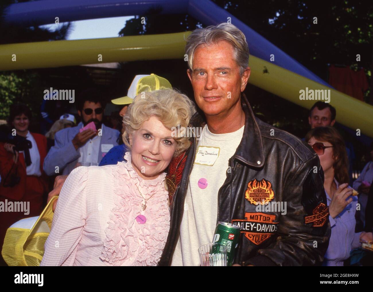 Donna douglas and Troy Donahue June 1987 Credit: Ralph Dominguez ...