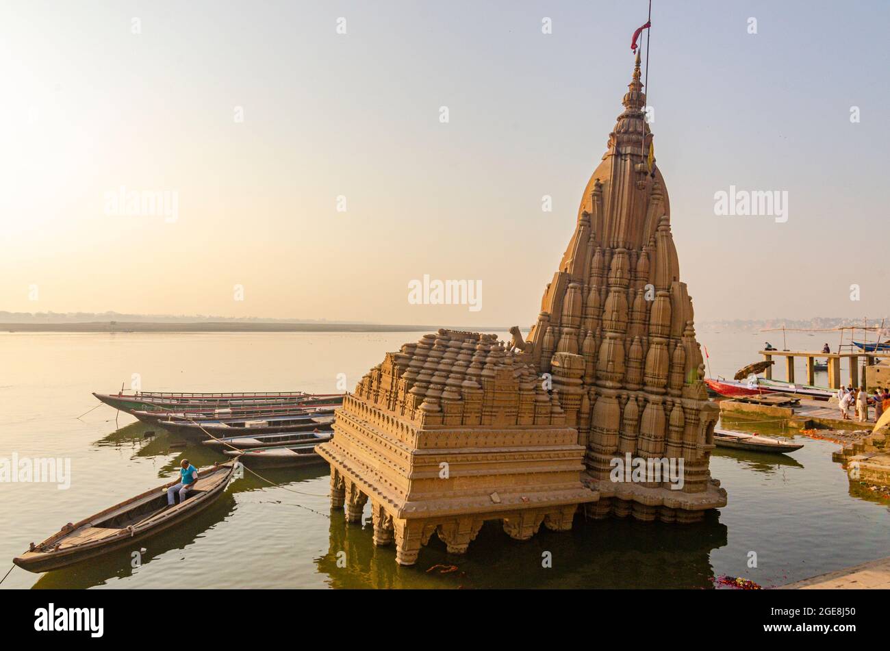Holy City of Varanasi India Stock Photo - Alamy