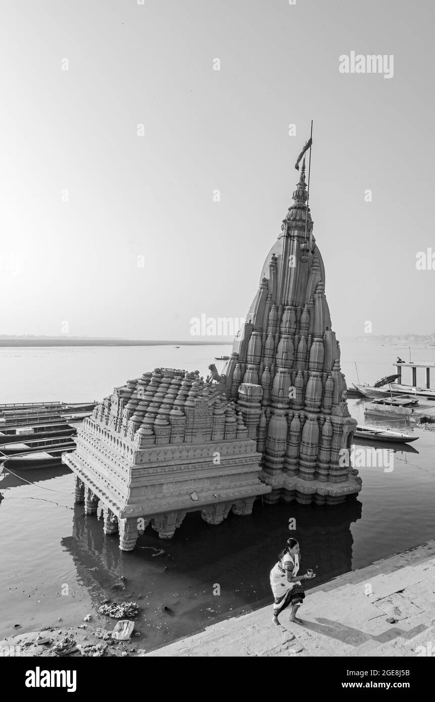 Holy City of Varanasi India Stock Photo - Alamy