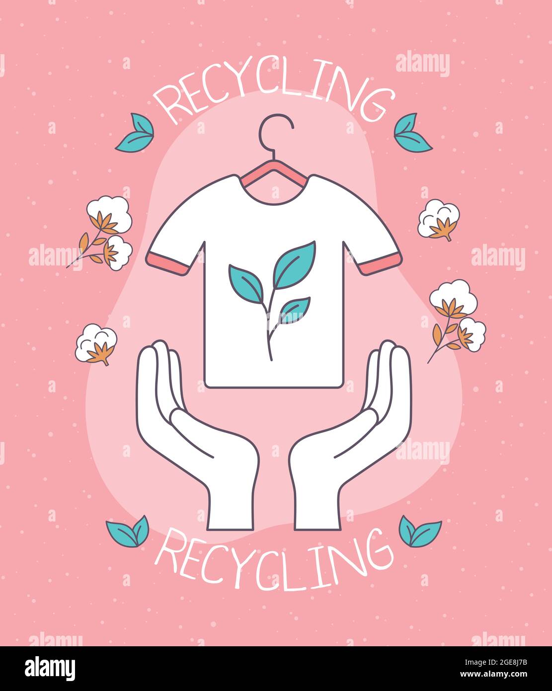 Clothing recycling factory Stock Vector Images - Alamy