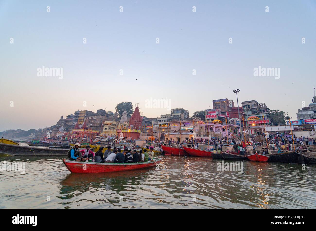 Holy City of Varanasi India Stock Photo - Alamy
