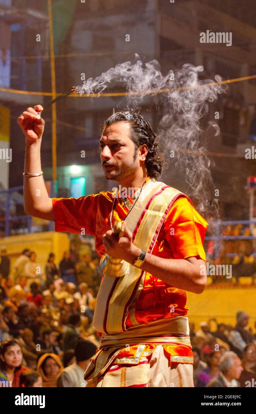 Holy City of Varanasi India Stock Photo - Alamy