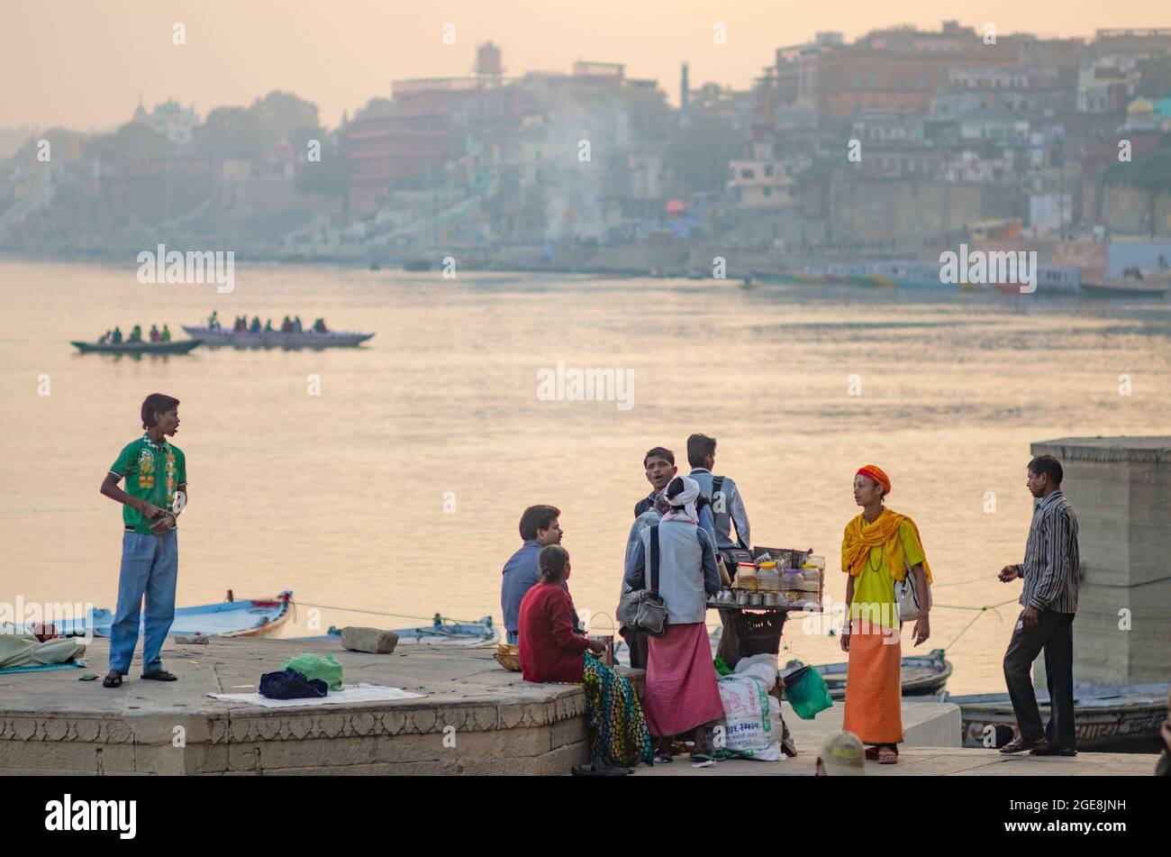 Holy City of Varanasi India Stock Photo - Alamy