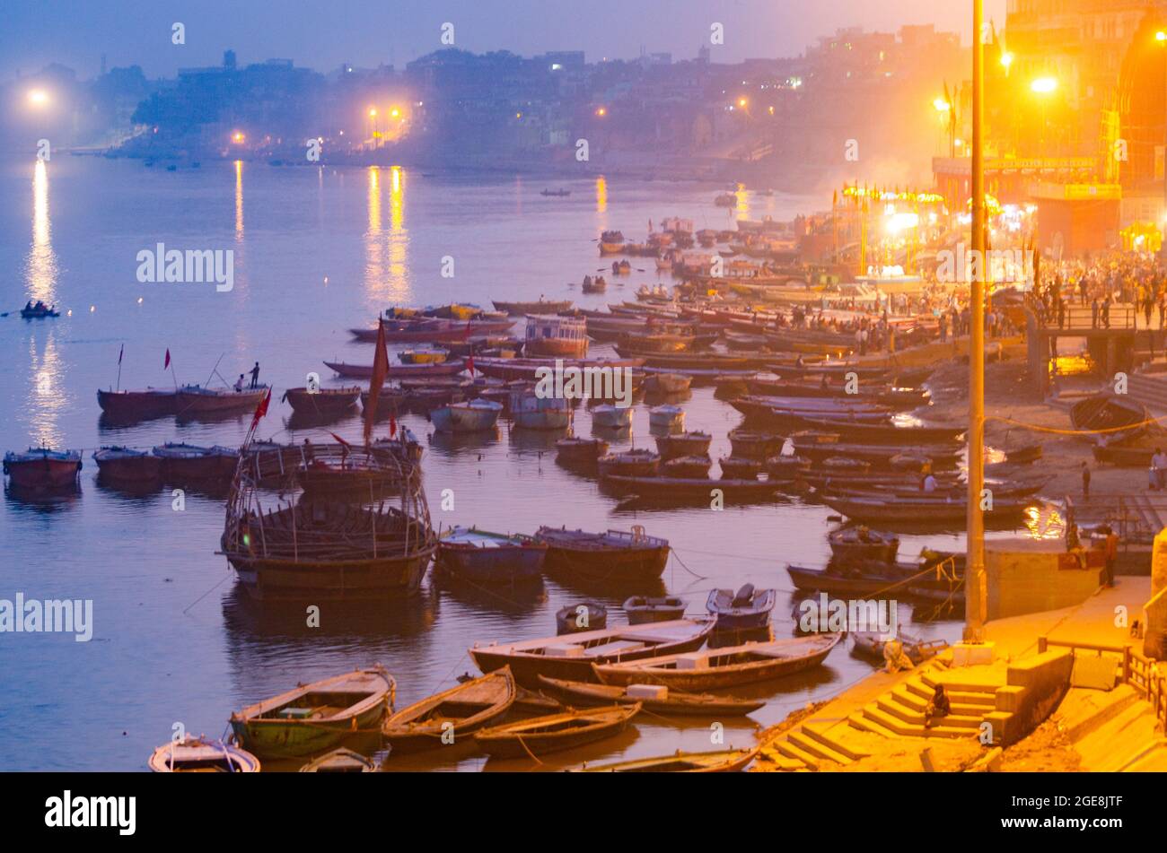 Holy City of Varanasi India Stock Photo - Alamy