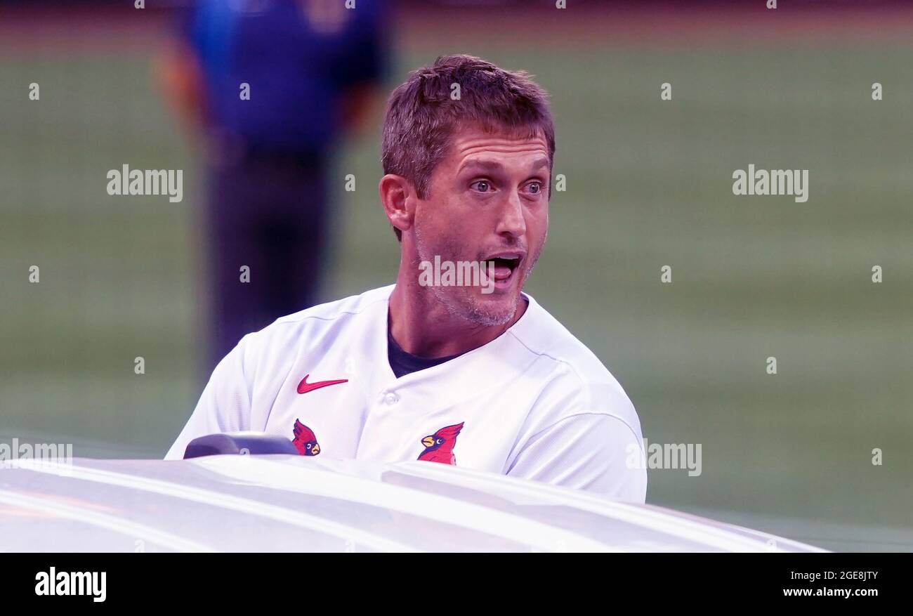 St. Louis, United States. 18th Aug, 2021. Former St. Louis Cardinals ...