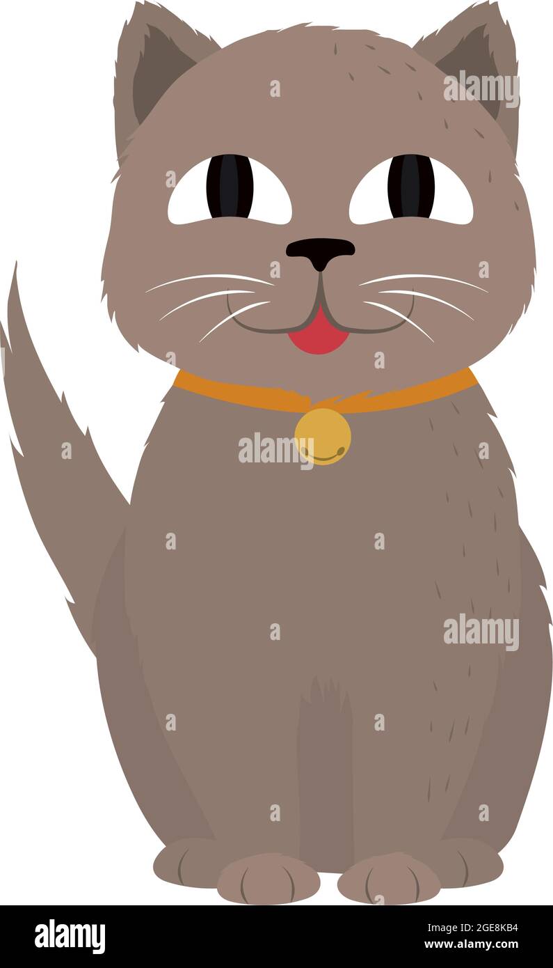 cute little cat Stock Vector Image & Art - Alamy