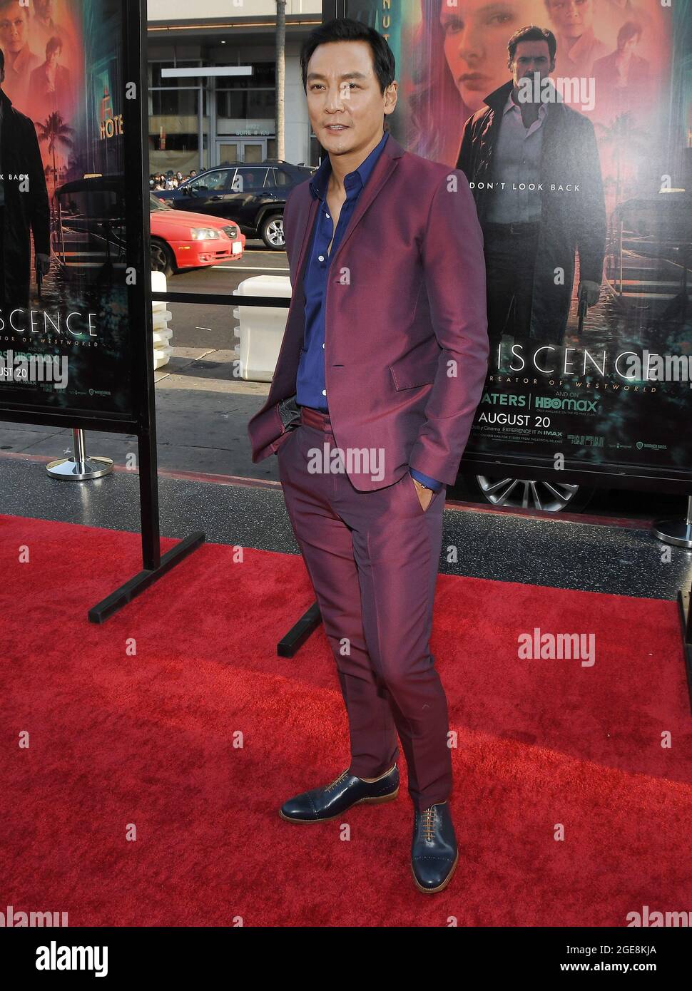 Los Angeles, USA. 17th Aug, 2021. Daniel Wu arrives at the Warner Bros ...