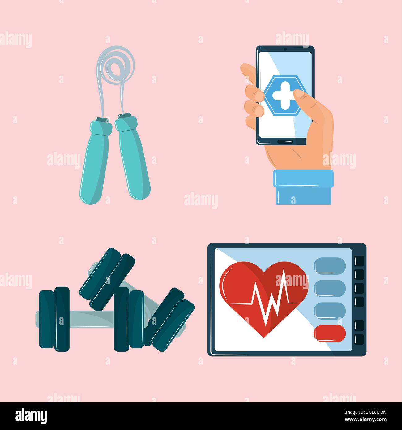health app icons Stock Vector Image & Art - Alamy