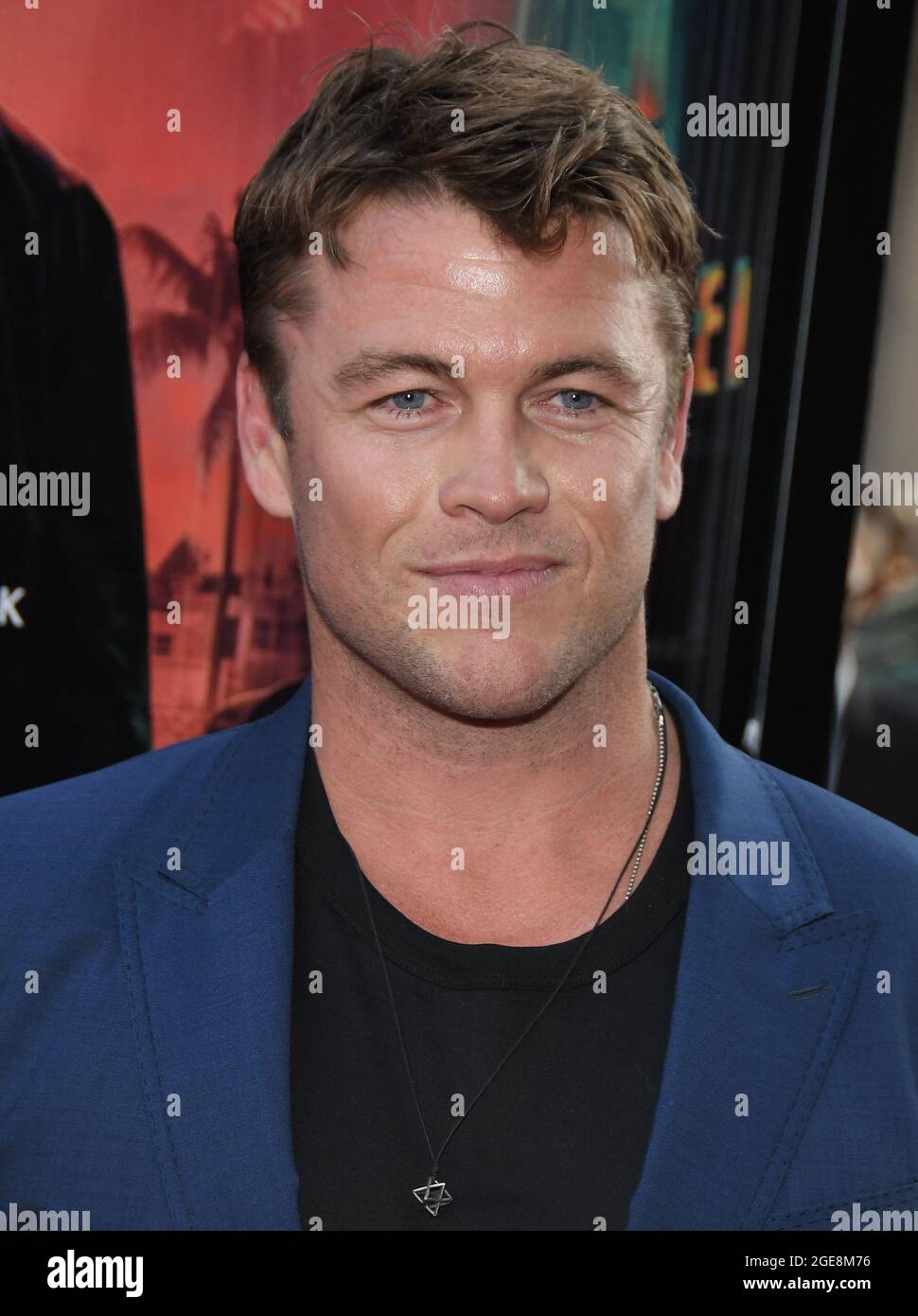 Los Angeles, USA. 17th Aug, 2021. Luke Hemsworth arrives at the Warner ...