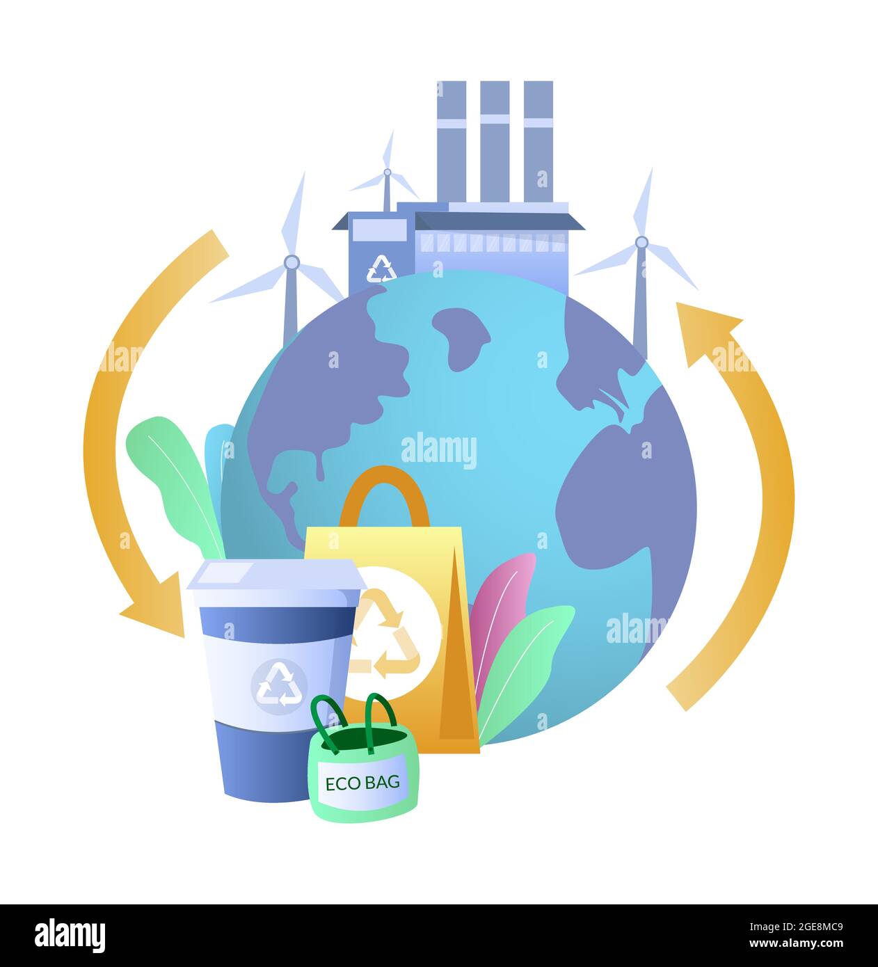 Wind cup Stock Vector Images - Alamy