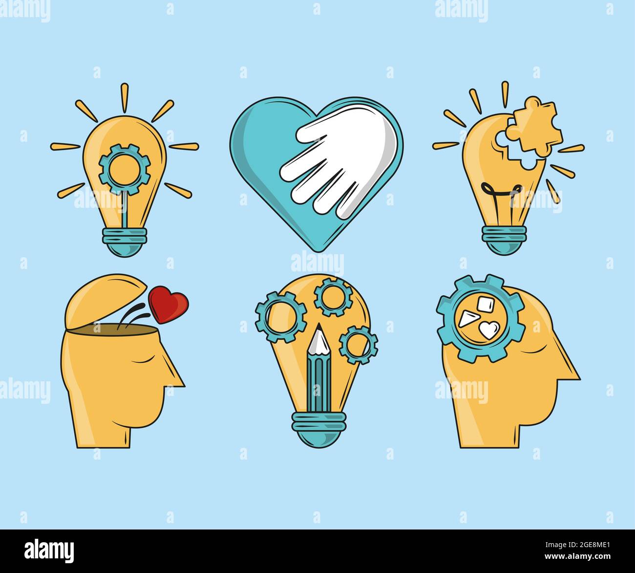 life skills creativity set Stock Vector Image & Art - Alamy