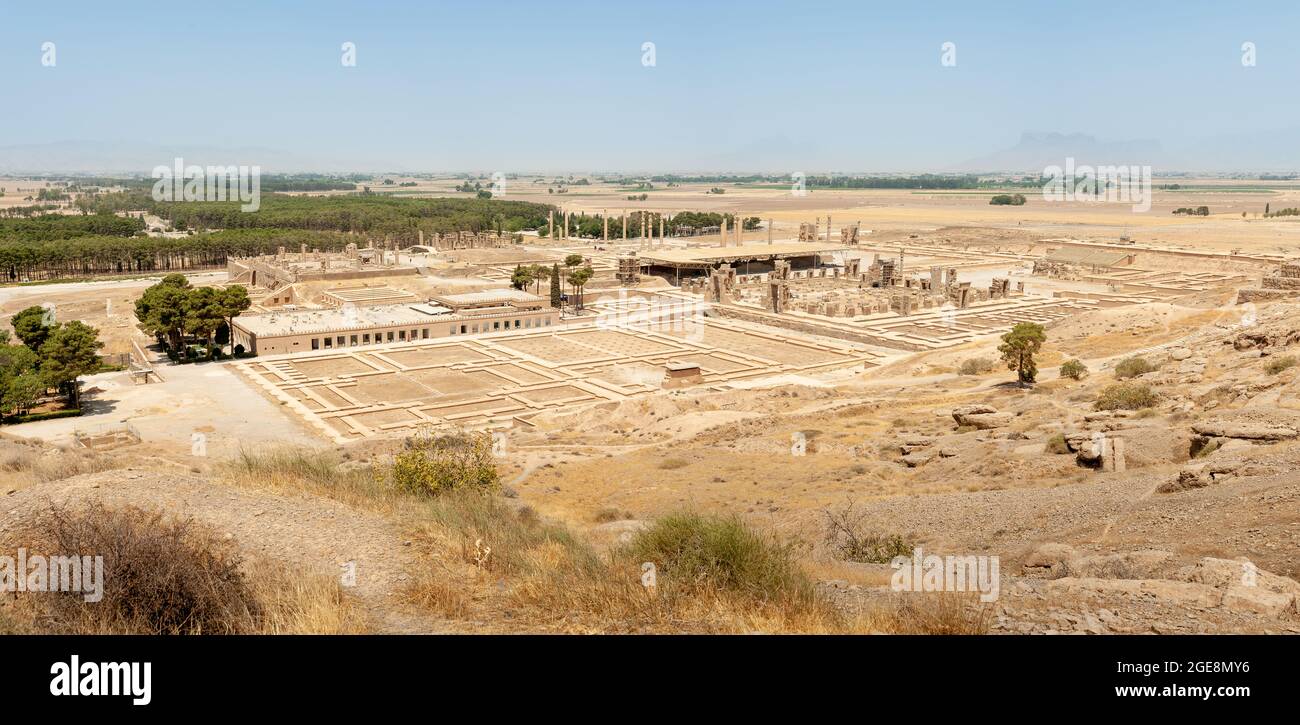 A general view of the ruins at Persepolis. Persepolis (Old Persian ...