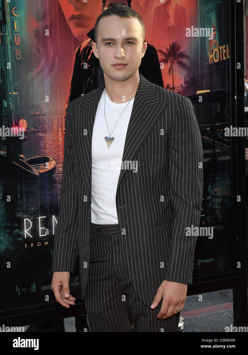 Los Angeles, USA. 17th Aug, 2021. Mojean Aria arrives at the Warner ...