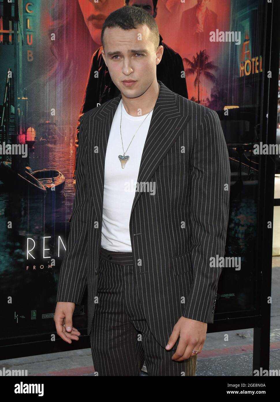 Hollywood, US, August 17, 2021. Mojean Aria arrives at the Warner Bros ...