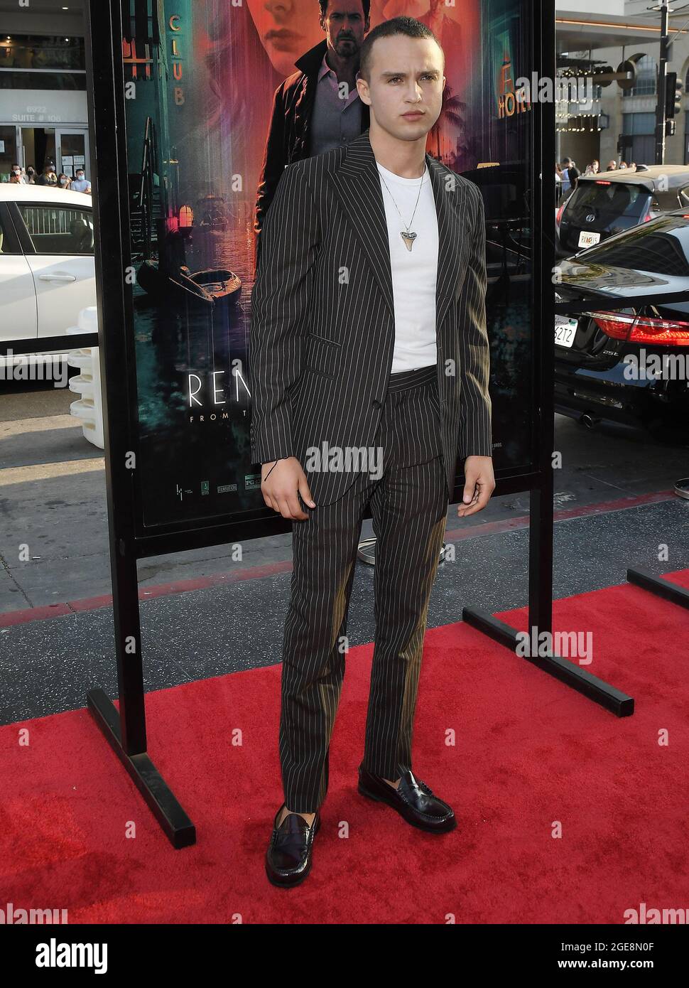 Hollywood, US, August 17, 2021. Mojean Aria arrives at the Warner Bros ...