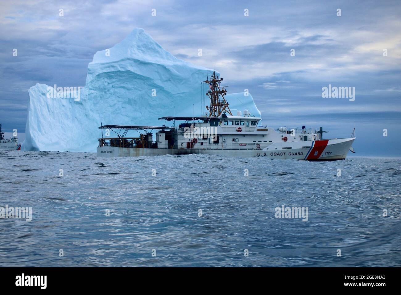 USCGC Richard Snyder (WPC 1127) navigates in the Labrador Sea on Aug ...