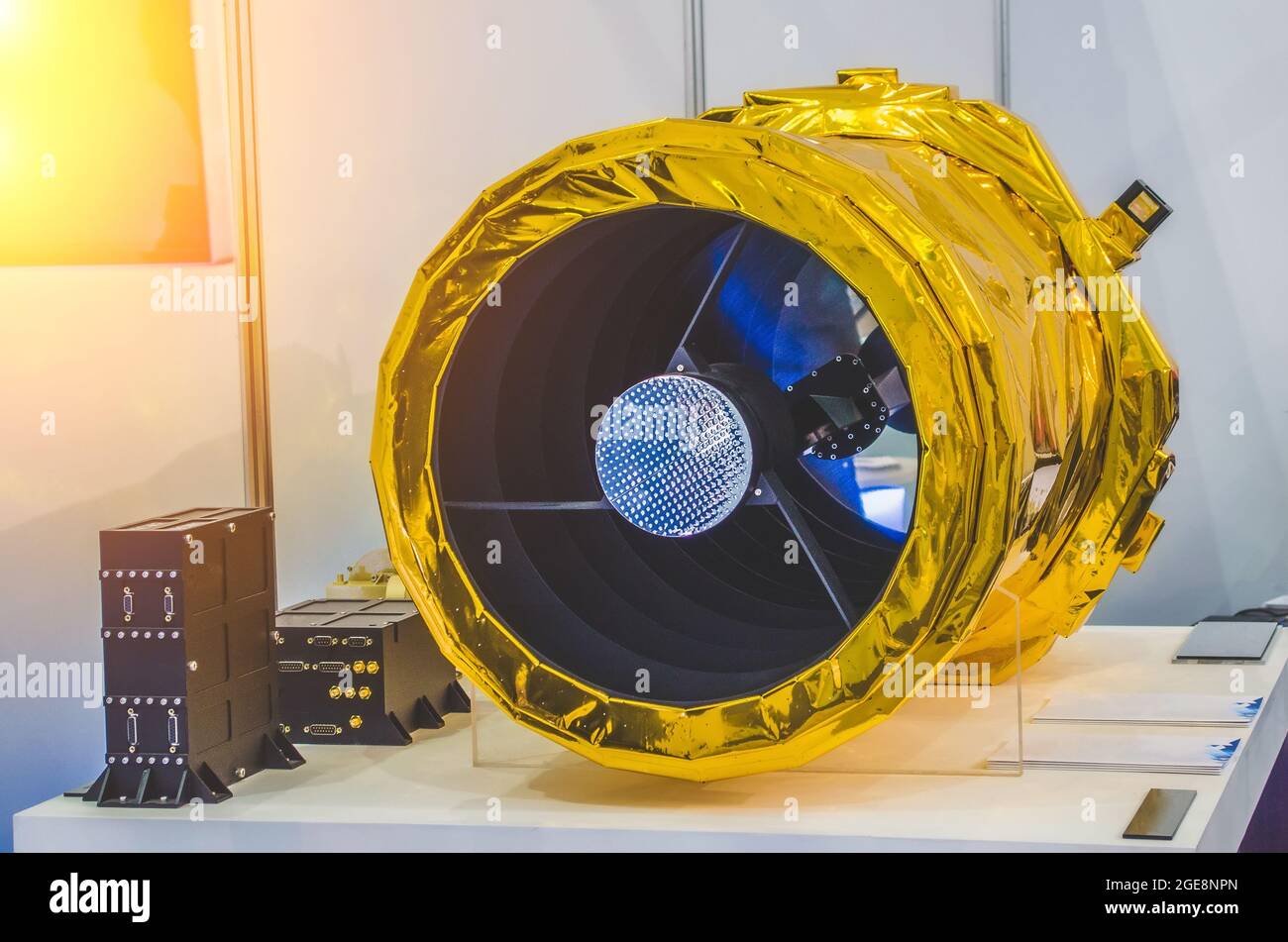 Space satellite for observing the earth's surface Stock Photo - Alamy